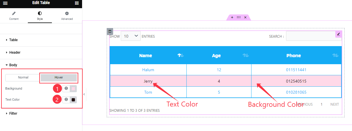 How To Use Table Widget By Element Pack Pro