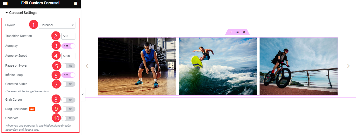 How To Use Custom Carousel Widget By Element Pack Pro