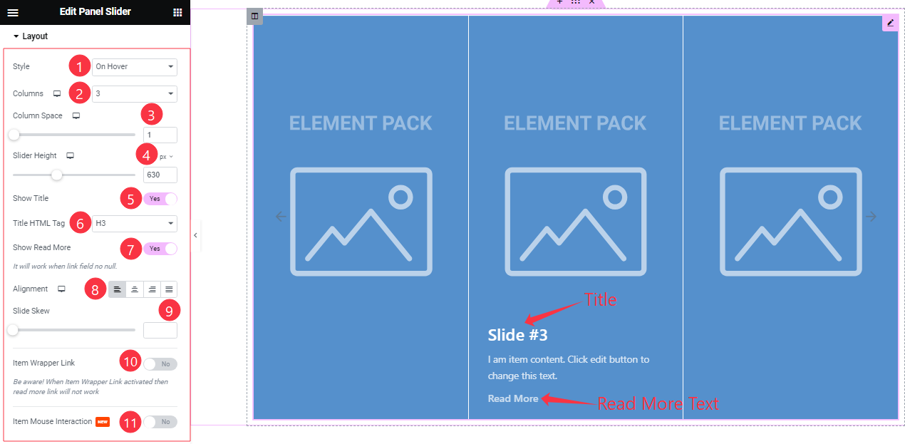 How To Use Panel Slider Widget By Element Pack Pro