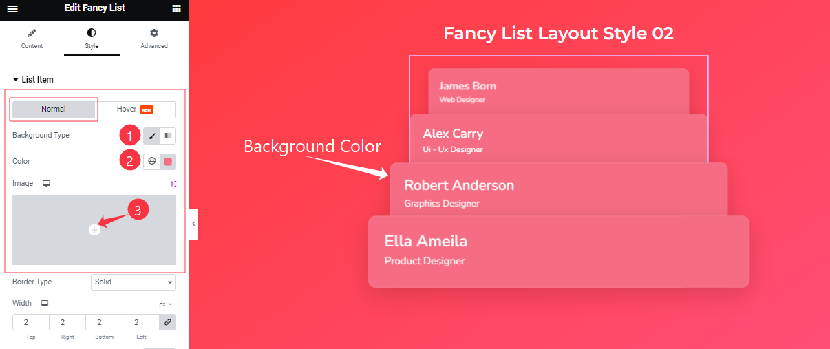 How To Use Fancy List Widget By Element Pack Pro