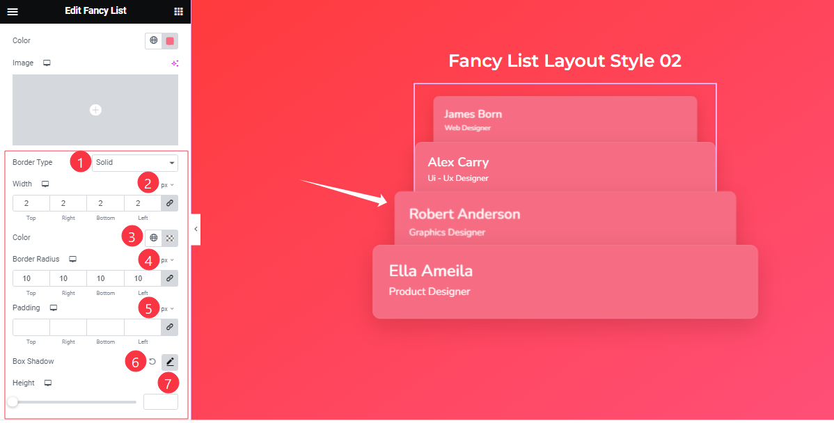 How To Use Fancy List Widget By Element Pack Pro