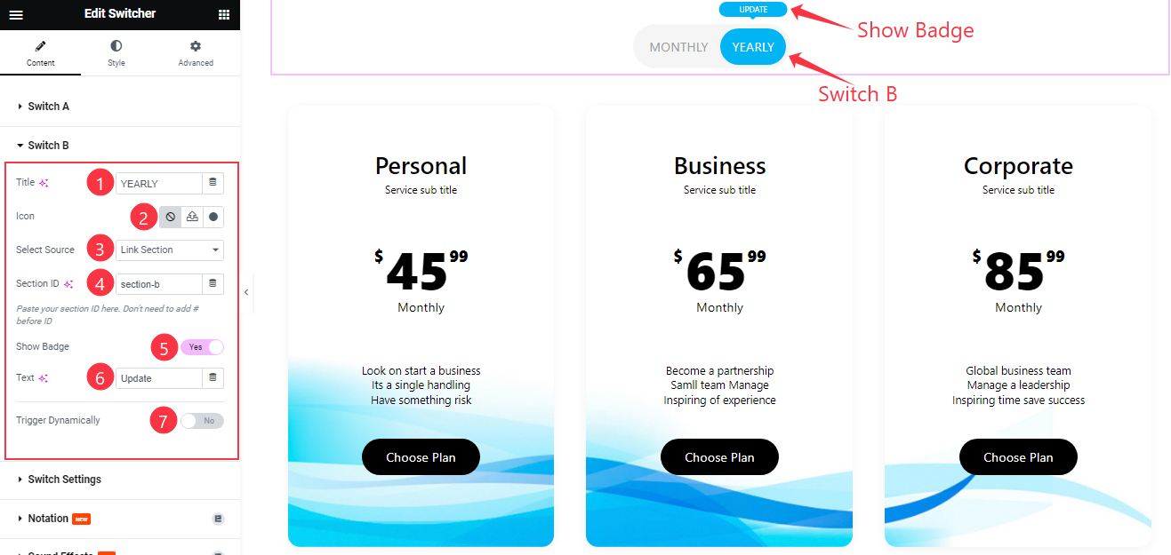 How To Use Switcher Widget By Element Pack Pro