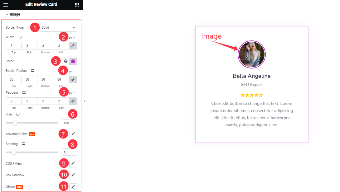 How To Use Review Card Widget By Element Pack Pro