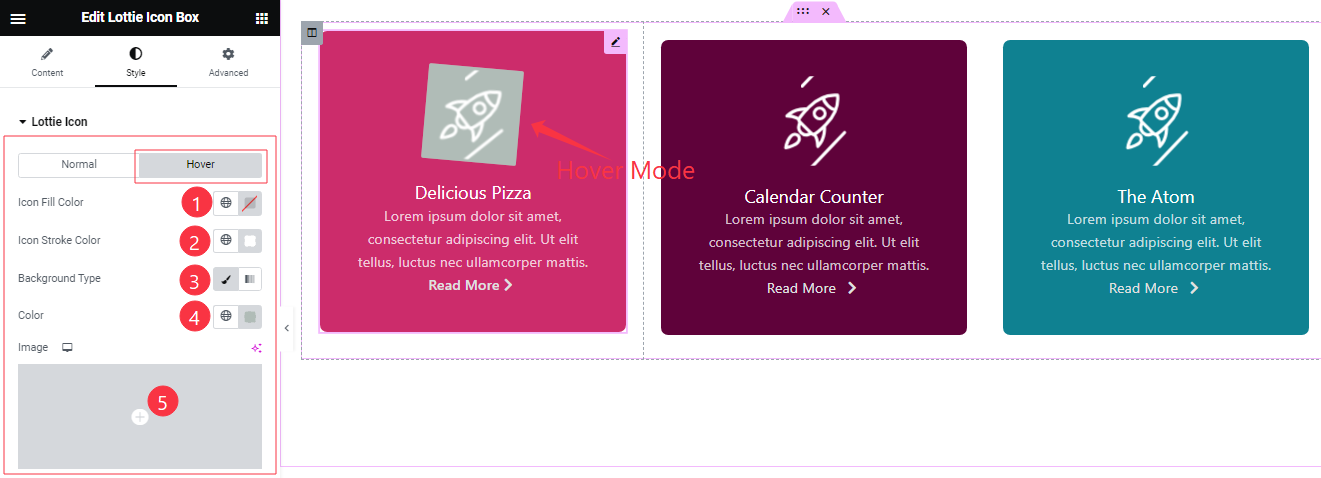 How To Use Lottie Icon Box Widget By Element Pack Pro
