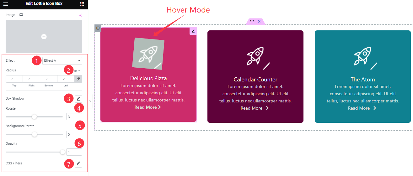 How To Use Lottie Icon Box Widget By Element Pack Pro