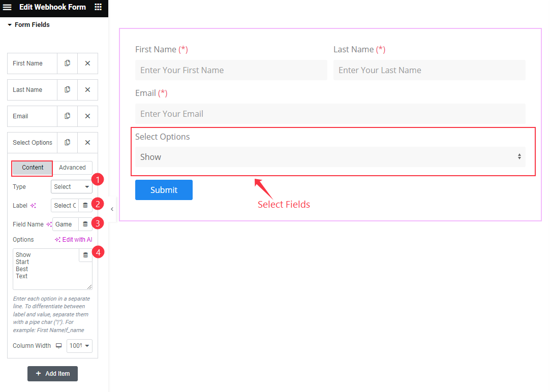 How to use WebHook Form widget by Element Pack - Addons for Elementor