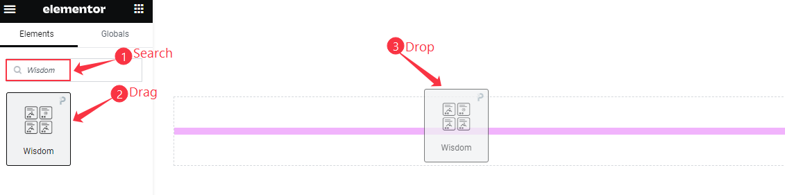 How to use Wisdom widget by Pixel Gallery