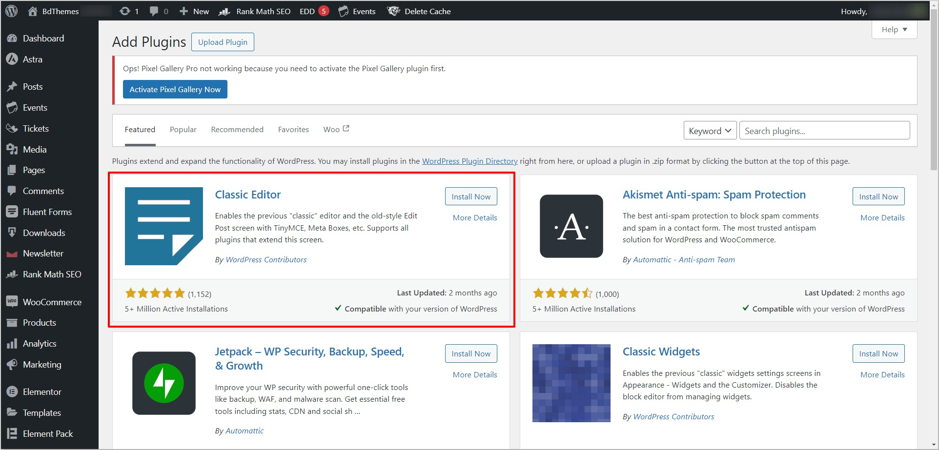 How To Change Block Editor To Classic Editor In WordPress - BdThemes