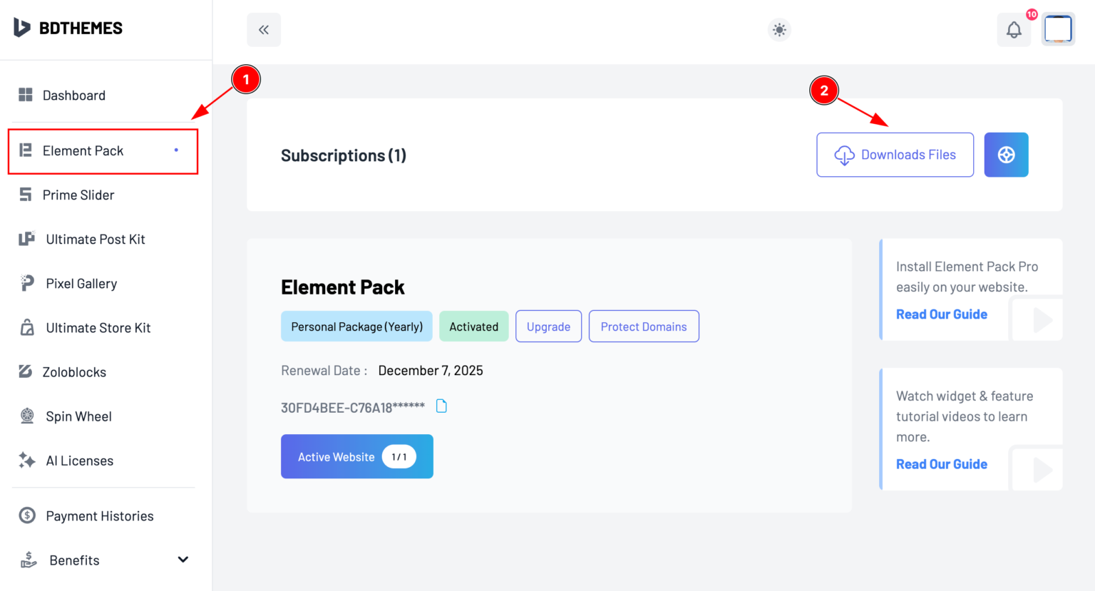 How to Install and Activate Element Pack Pro