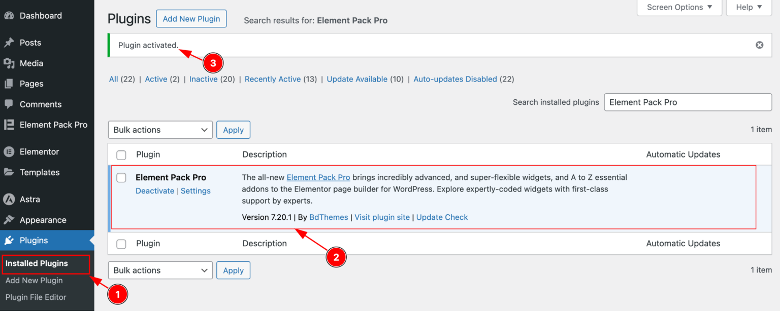 How to Install and Activate Element Pack Pro