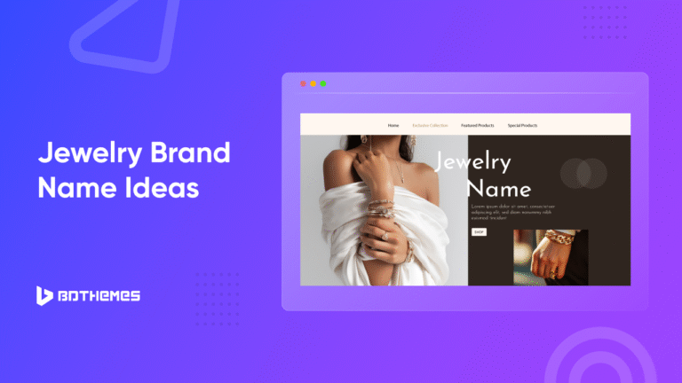 Jewelry Brand Name Ideas - BdThemes