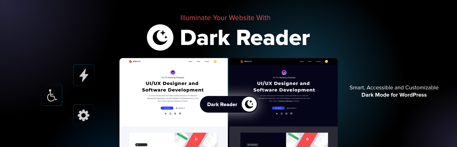 Dark Reader: Full-Featured WordPress Dark Mode Plugin for Your Website - BdThemes